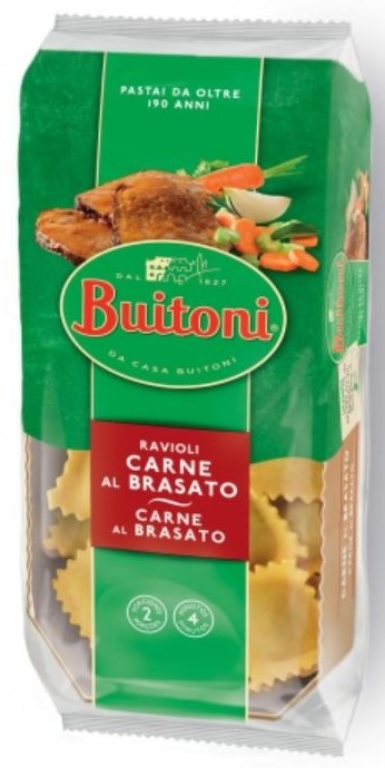 Pasta BUITONI RAVIOLI CARNE AL BRASATO: todos los detalles