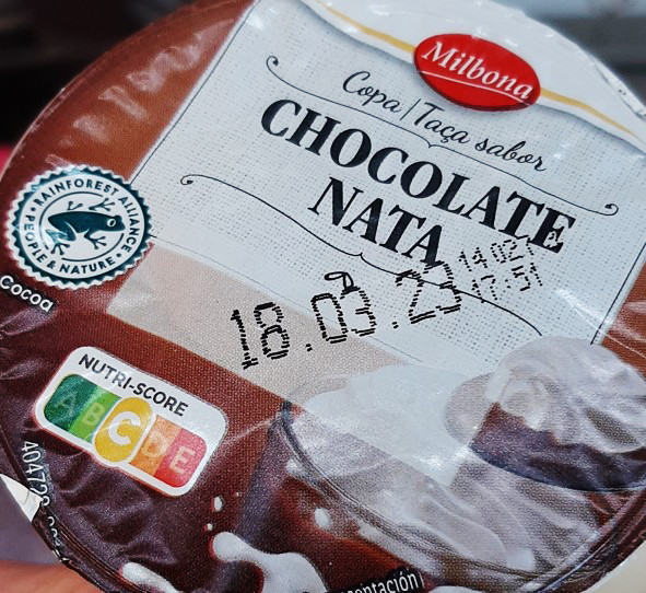 MILBONA (LIDL) COPA CHOCOLATE NATA GRANDE | OCU