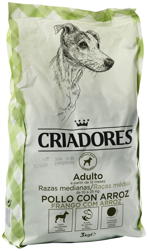 CRIADORES ADULTOS RAZAS MEDIANAS - POLLO CON ARROZ : análisis y opiniones | OCU