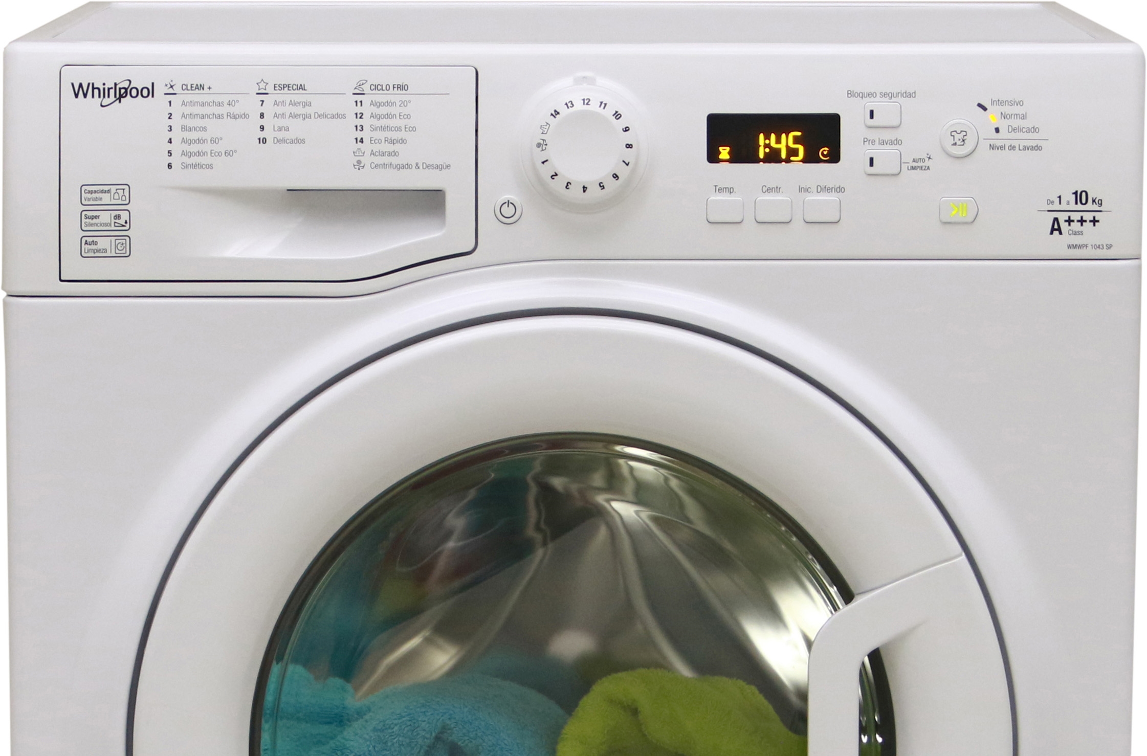 WHIRLPOOL WMWPF 1043 SP: Opiniones y precios | OCU