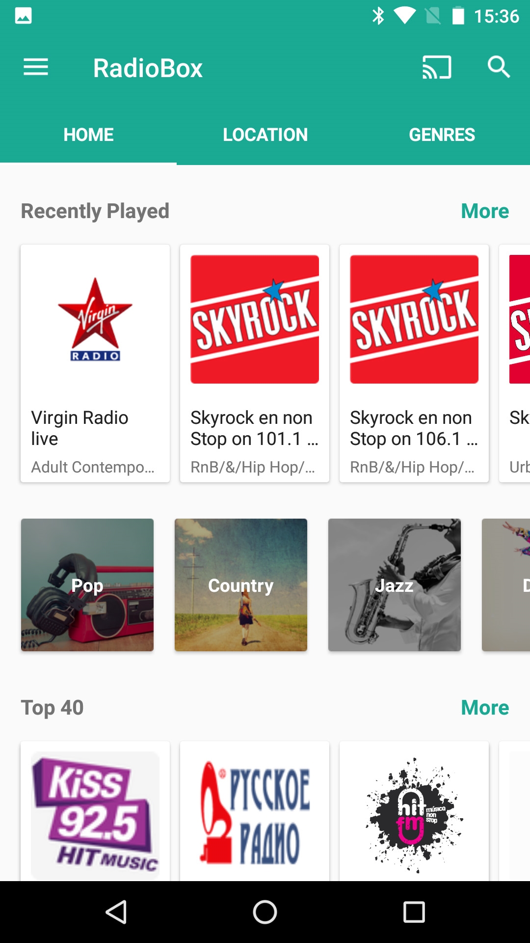 App de radio CASTBOX.FM RadioBox - Radio Gratis&Música: opiniones y ...