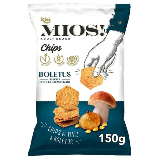 Características de RISI MIOS! Chips boletus sabor a cebolla caramelizada