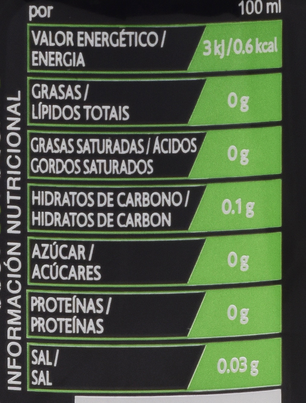 GREEN COLA ZERO AZÚCAR ZERO CAFEINA 2025| OCU