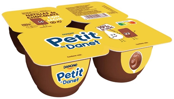 DANONE-DANET NATILLAS DE CHOCOLATE CON LECHE : análisis y opiniones | OCU