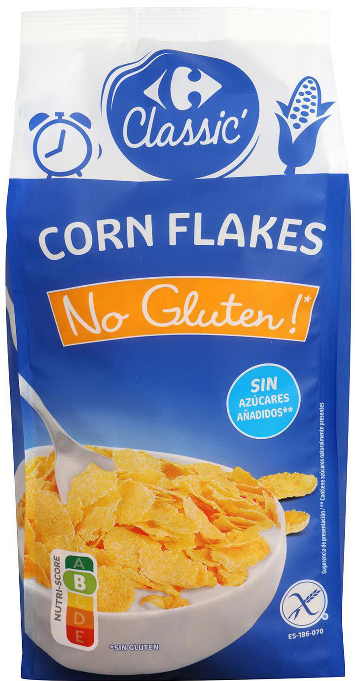 Carrefour Cereales Corn Flakes Sin AzÚcar AÑadido Y Sin Gluten