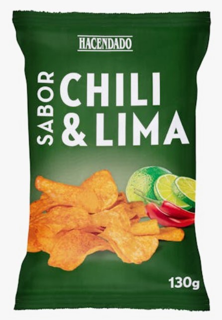 Características de HACENDADO (MERCADONA) SABOR CHILI & LIMA