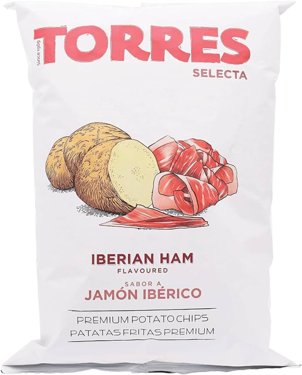 Características de TORRES SELECTA Patatas fritas premium sabor jamón ...