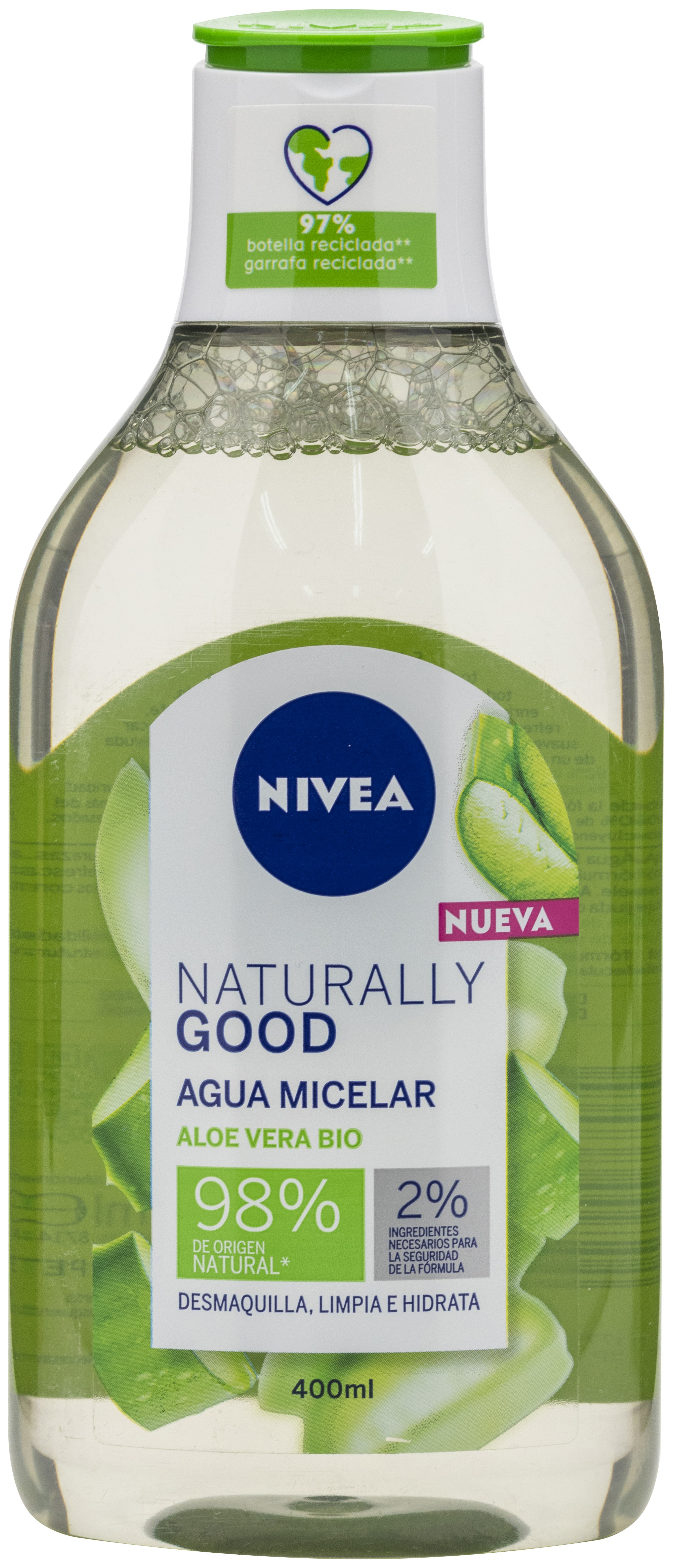 NIVEA NATURALLY GOOD AGUA MICELAR ALOE VERA BIO Comparativa de precios ...