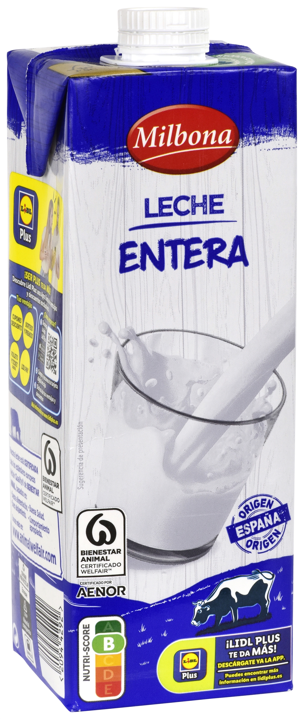 MILBONA (LIDL) LECHE ENTERA UHT : análisis y opiniones | OCU