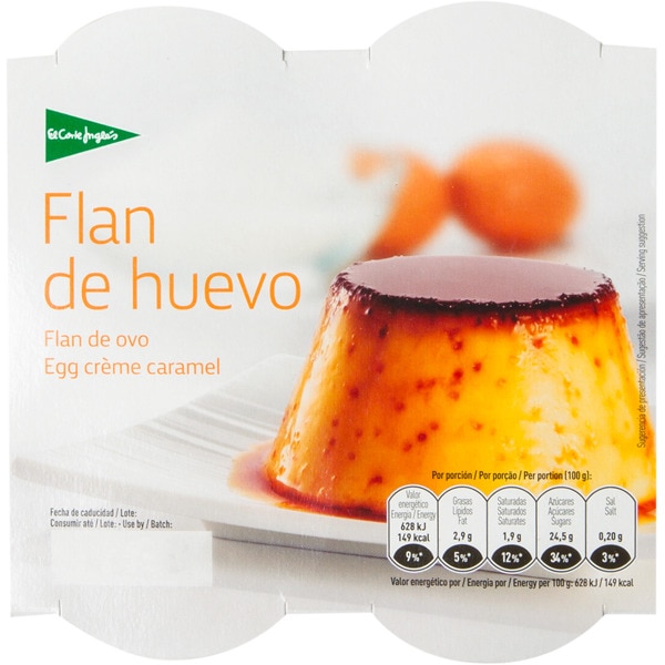 EL CORTE INGLÉS FLAN DE HUEVO | OCU