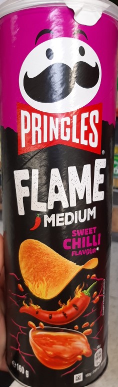 Características de PRINGLES FLAME MEDIUM SWEET CHILLI FLAVOUR